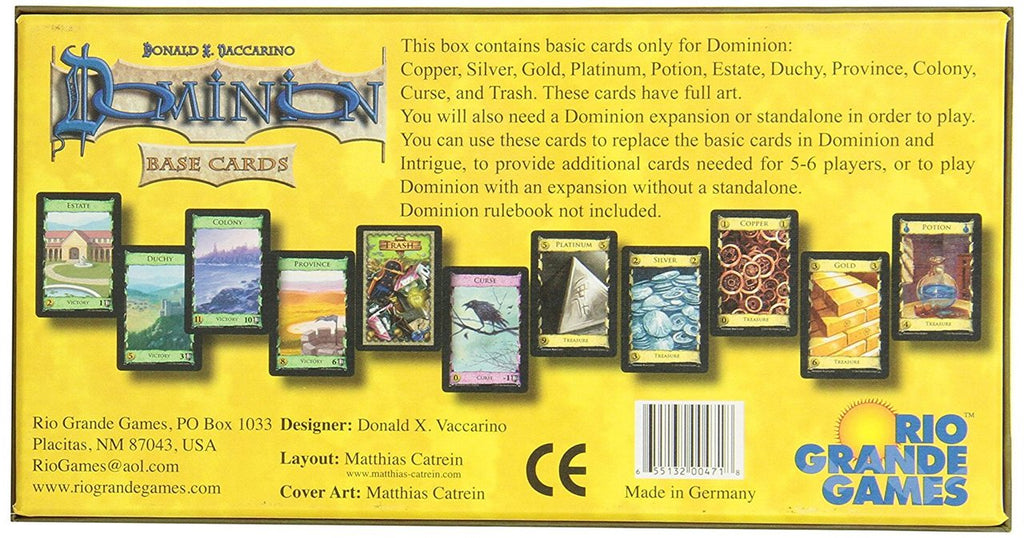 Dominion: Base Cards – Miller Pads & Paper