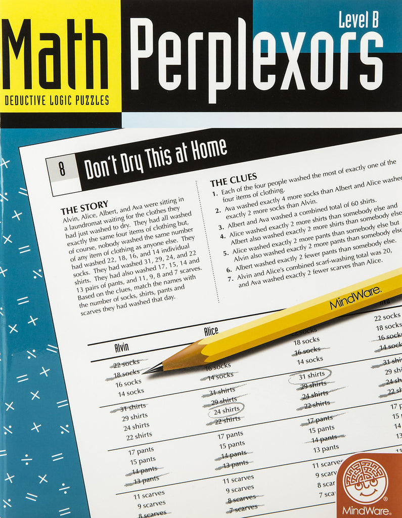 Math Perplexors: Level B – Miller Pads & Paper