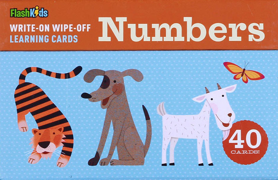 Numbers Wipe-Off Learning Cards – Miller Pads & Paper