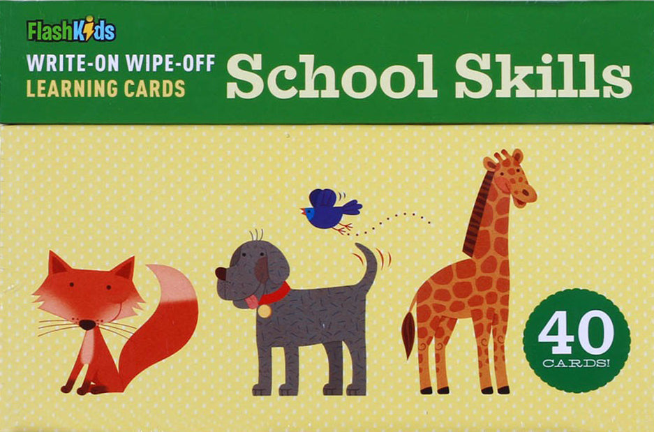 School Skills Wipe-Off Learning Cards – Miller Pads & Paper