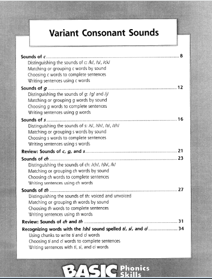 Basic Phonics Skills Level D – Miller Pads & Paper