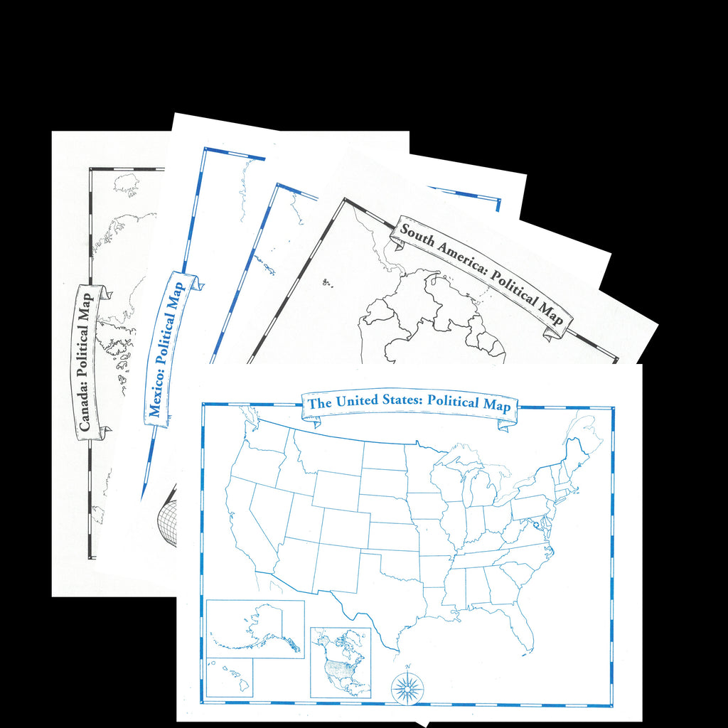 The Americas Map Bundle – Miller Pads & Paper