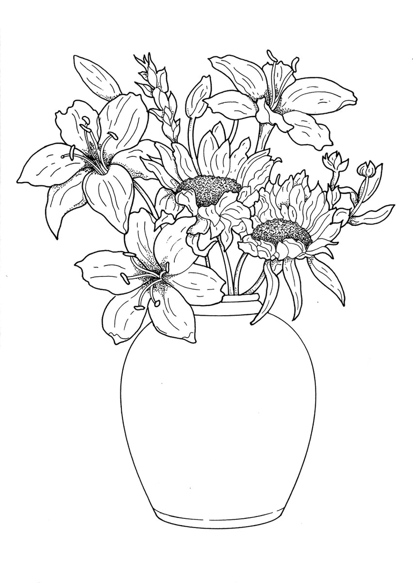 Creative Haven Beautiful Flower – Miller Pads & Paper