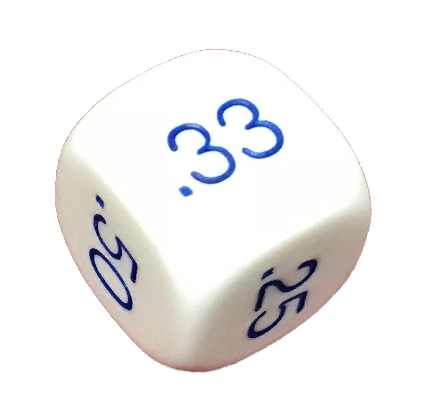 Math Numbers Single Die: Decimals – Miller Pads & Paper