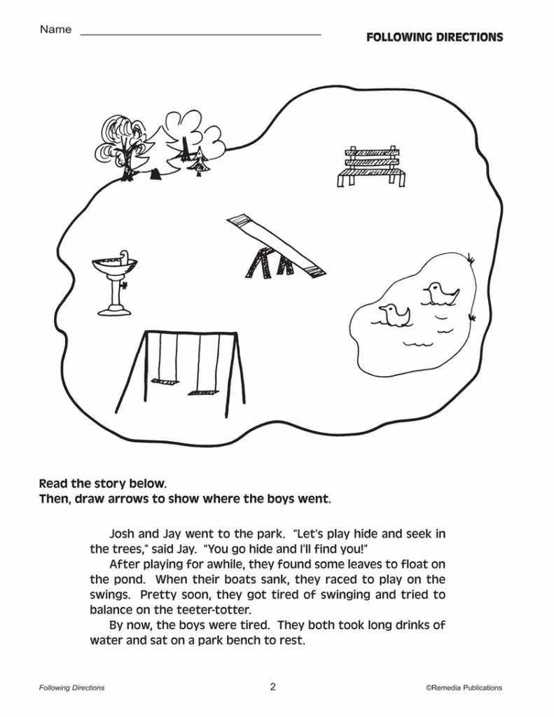 Critical Thinking Skills: Following Directions – Miller Pads & Paper