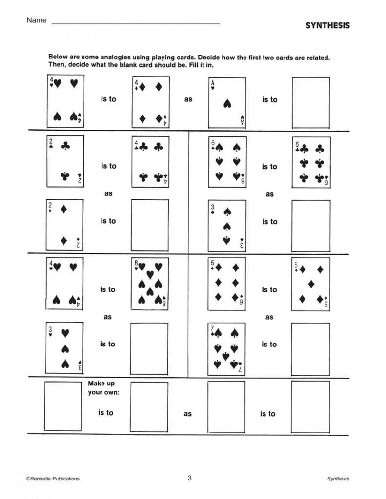 Critical Thinking Skills: Synthesis – Miller Pads & Paper