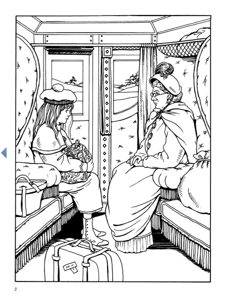 secret garden coloring pages free