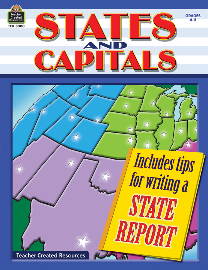 States and Capitals Book – Miller Pads & Paper