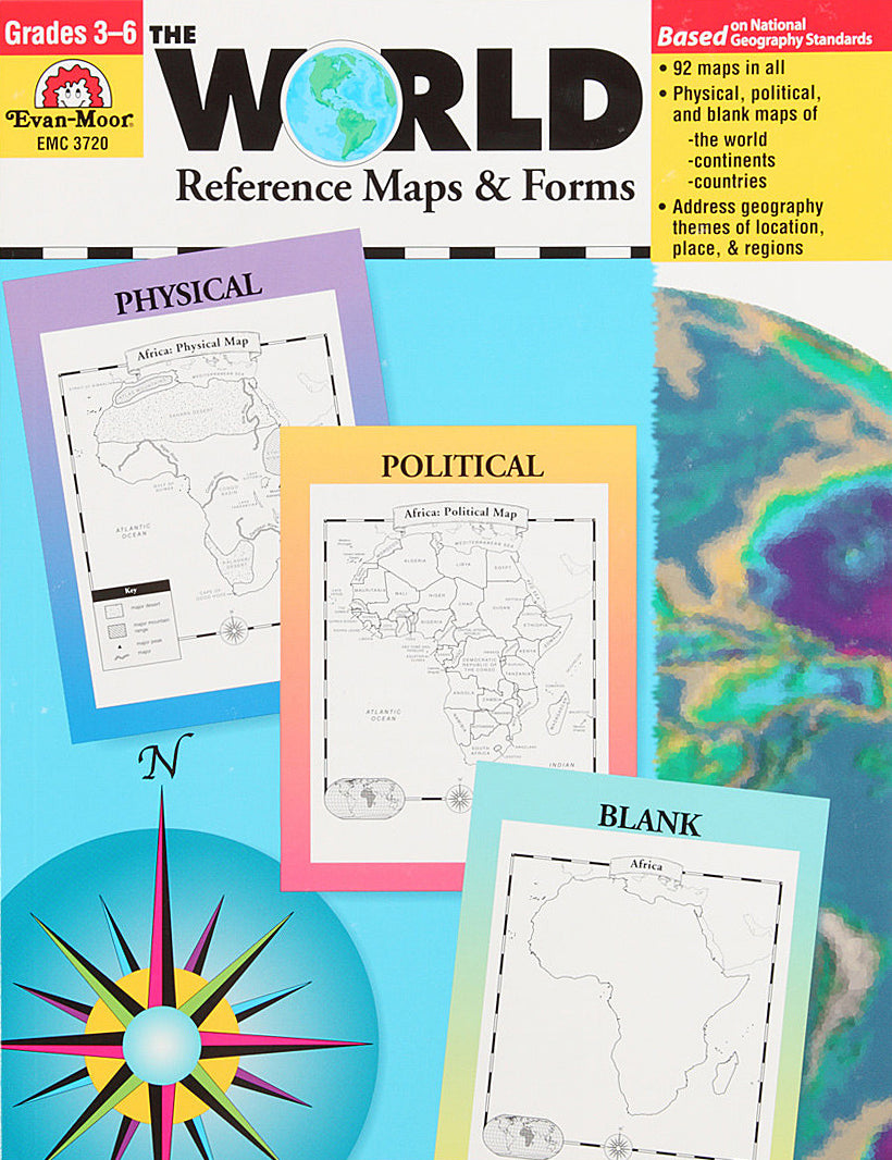 The World—Reference Maps & Form – Miller Pads & Paper