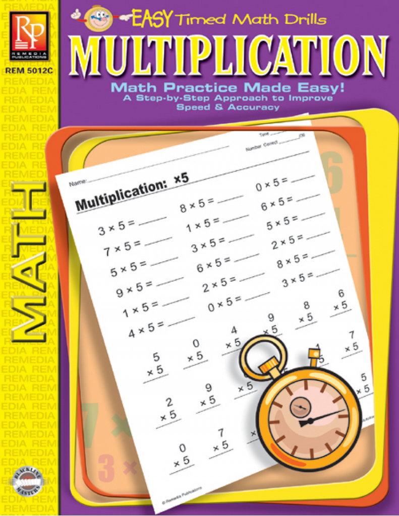 Easy Timed Math Drills: Multiplication – Miller Pads & Paper