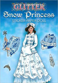 Glitter Snow Princess Sticker Paper Doll – Miller Pads & Paper