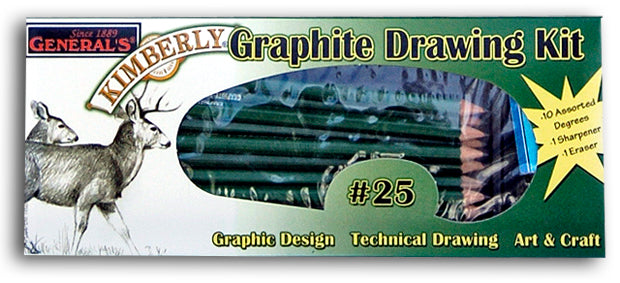 General's Kimberly #25 Graphite Drawing Kit – Miller Pads & Paper