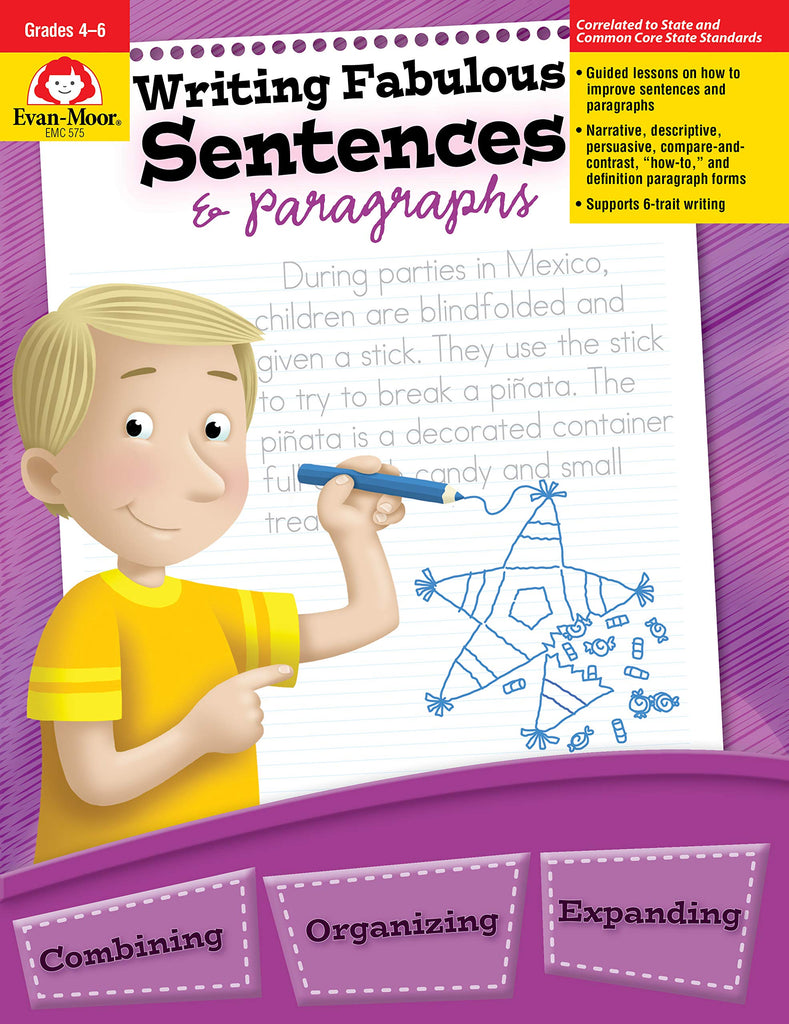 Writing Fabulous Sentences & Paragraphs, Grades 4-6 – Miller Pads & Paper