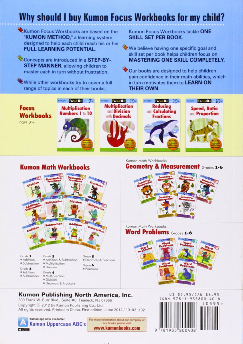 Focus On: Multiplication Numbers 1-10 – Miller Pads & Paper