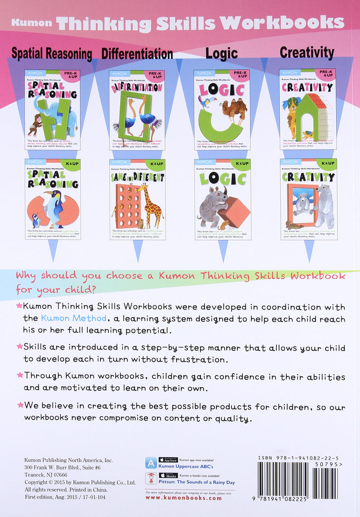 Thinking Skills Workbooks: Pre-K Spatial Reasoning – Miller Pads & Paper