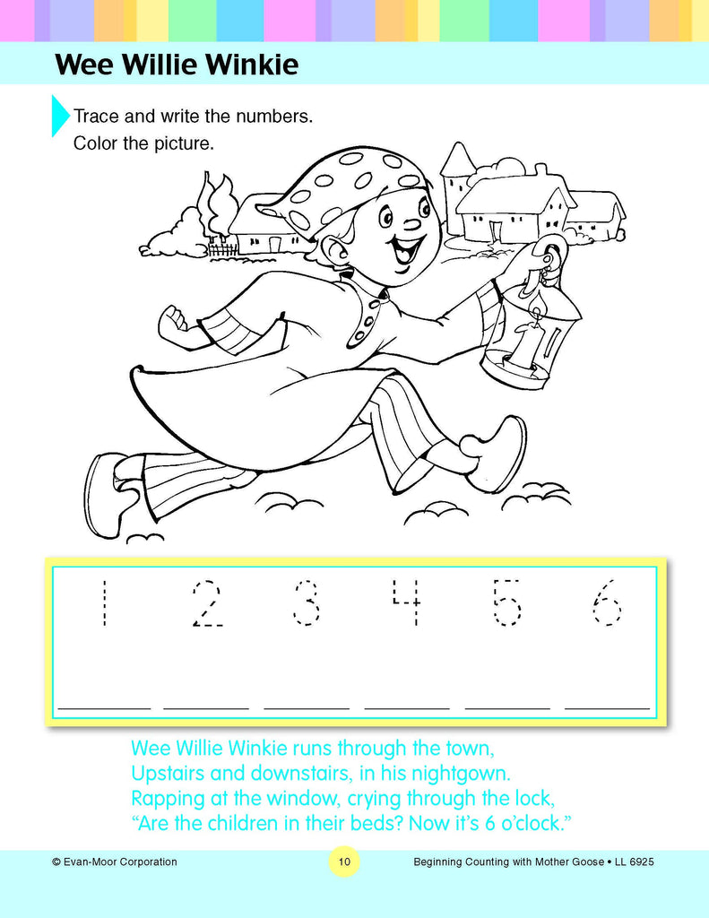 Learning Line: Beginning Counting with Mother Goose, Grades PreK-K - A ...