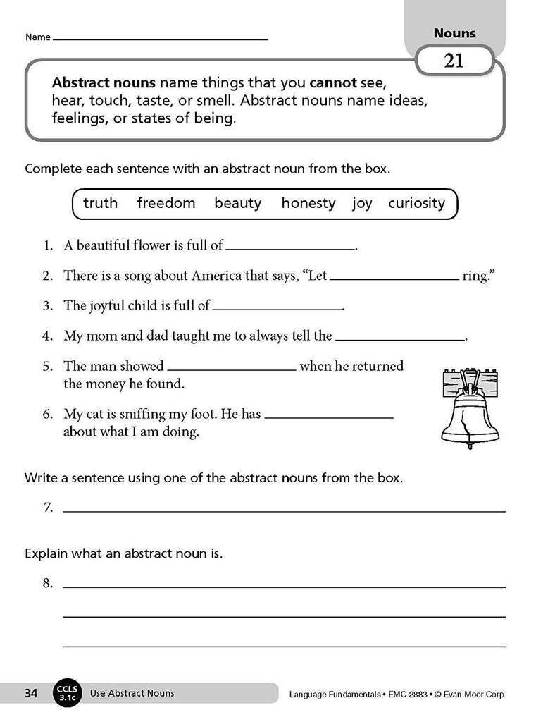 Language Fundamentals, Grade 3 – Miller Pads & Paper