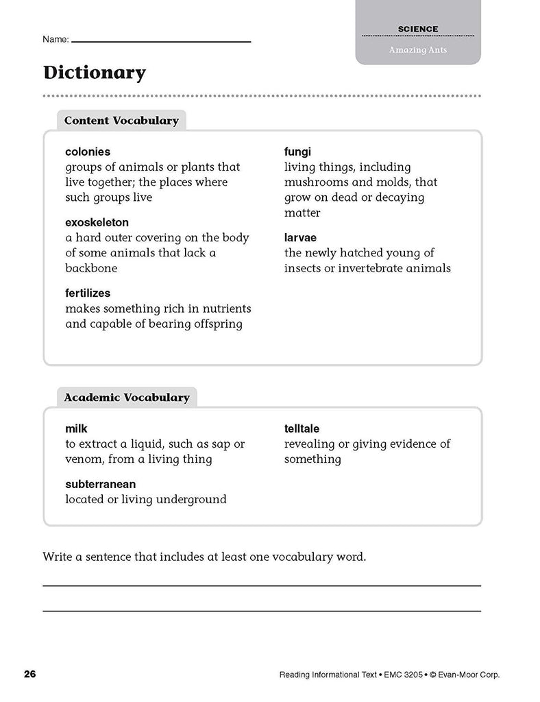Reading Informational Text, Grade 5 - Teacher's Edition – Miller Pads ...