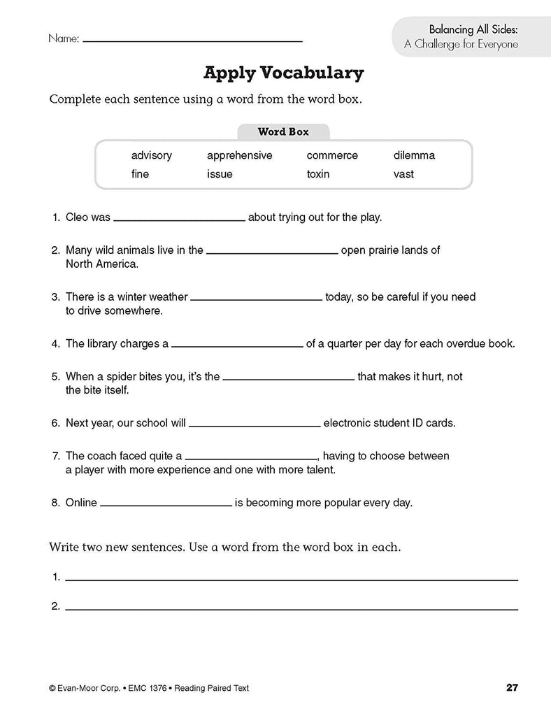 Reading Paired Text, Grade 6 - Teacher's Edition – Miller Pads & Paper