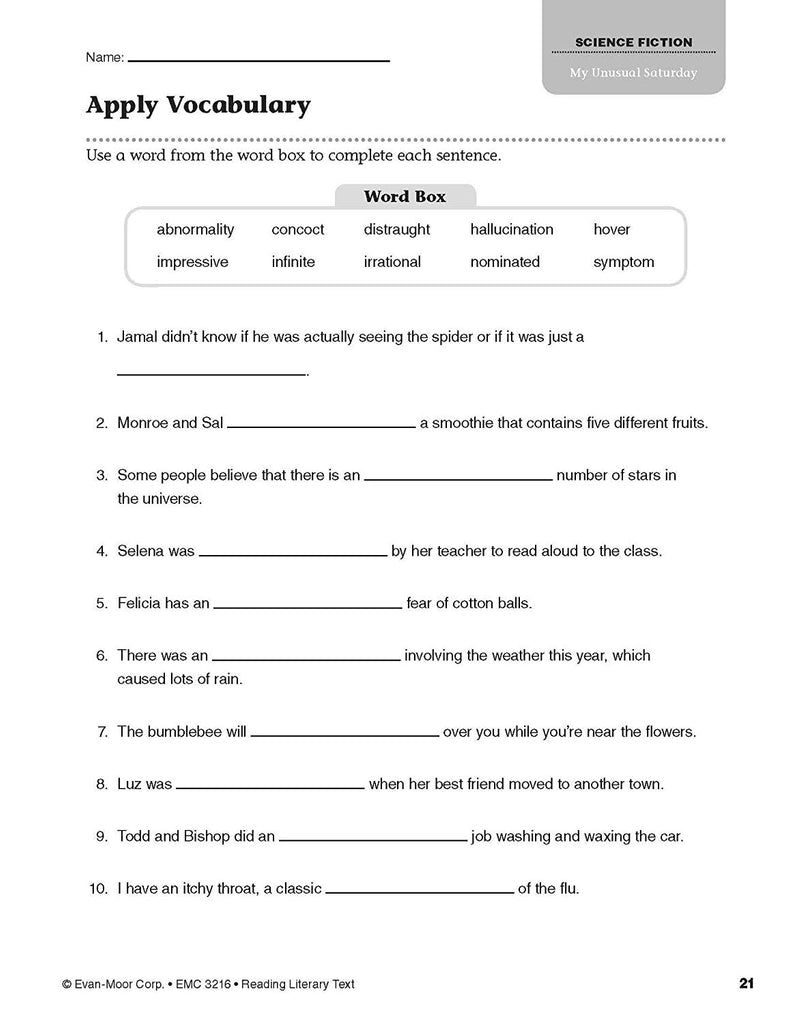 Reading Literary Text, Grade 6 - Teacher's Edition – Miller Pads & Paper