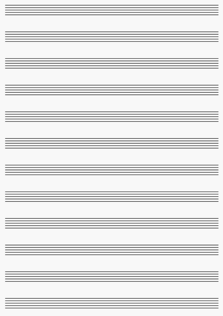 Music Staff Paper Pad – Miller Pads & Paper
