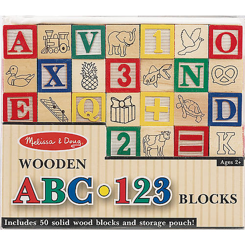 Wooden ABC and 123 Blocks – Miller Pads & Paper