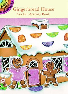 Gingerbread House Sticker Activity Book (Mini Dover) – Miller Pads & Paper