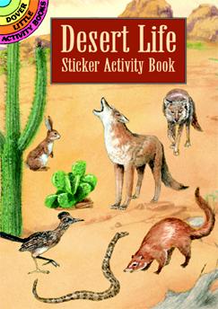 Desert Life Sticker Activity Book (Mini Dover) – Miller Pads & Paper
