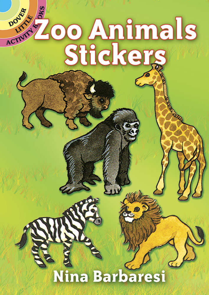Zoo Animals Stickers (Mini Dover) – Miller Pads & Paper